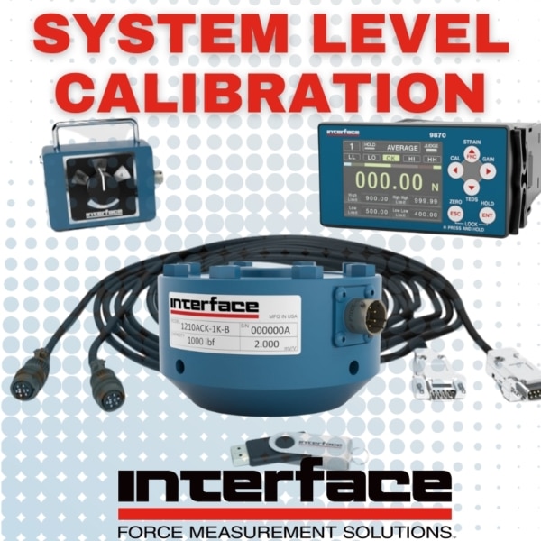 Kalibrierung auf Systemebene validiert Genauigkeit und Leistung | Interfaceforce