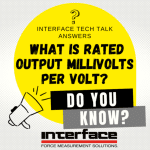 Detailing sensor nominal output millivolts per volt | Interfaceforce